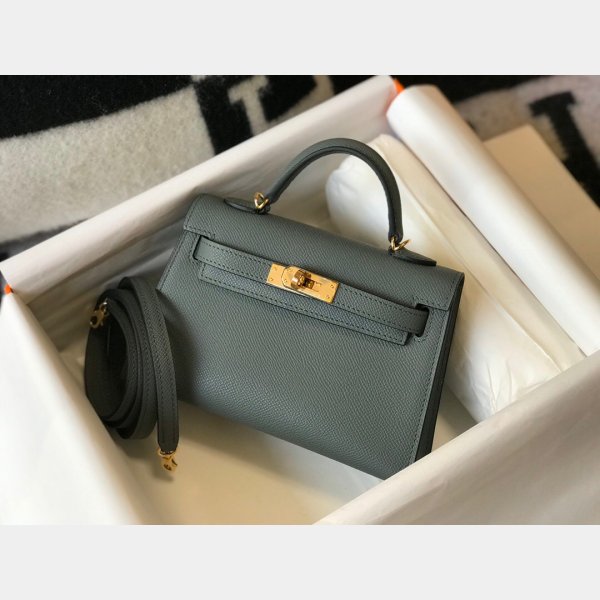 Hermes Replica Mini Kelly Epsom Leder Armygreen -Taschen – Luxus ...