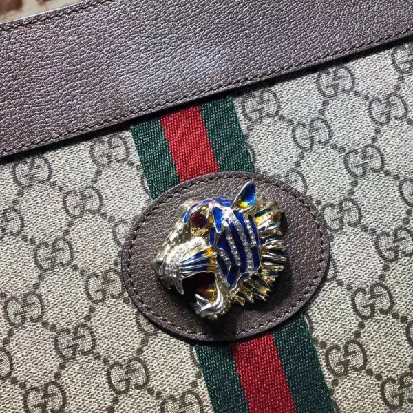 Top -Qualität Gucci Black Leder Rajah Große Tasche 537219 – Luxus ...