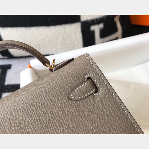 AAA Replica Hermes Mini Kelly Grey Taschen – Luxus Replica Taschen